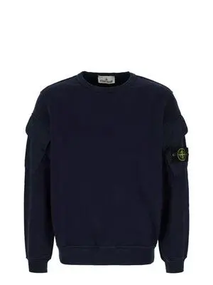 Stone Island Cotton Sweatshirt - Blue