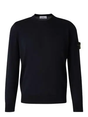 Stone Island Wool Crewneck Sweater - Blue
