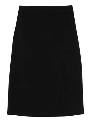 MRZ Wool Midi Skirt - Black