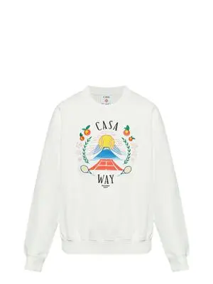 Casablanca Cotton Sweatshirt - White