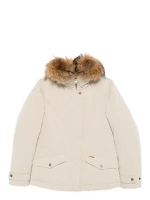 Woolrich Short Down Jacket - Beige