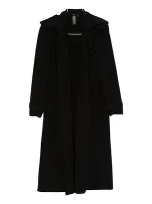 Norma Kamali Oversized Trench Coat - Black