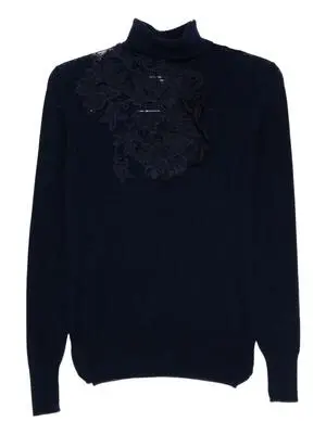 Ermanno Scervino Cashmere Turtle-neck Jumper - Blue