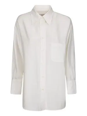 Alberto Biani Silk Shirt - White