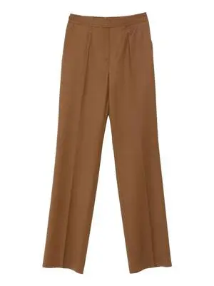 Max Mara Wool Trousers - Brown