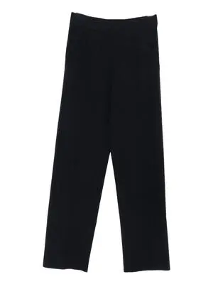 Max Mara Wool Blend Trousers - Blue