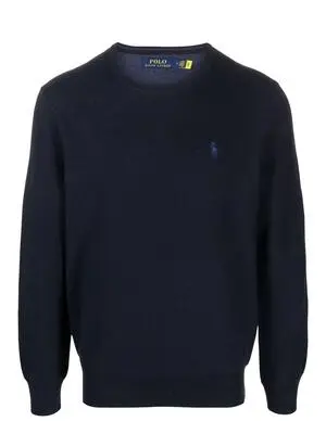 Polo Ralph Lauren Sweater With Logo - Blue