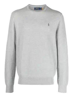 Polo Ralph Lauren Sweater With Logo - Grey