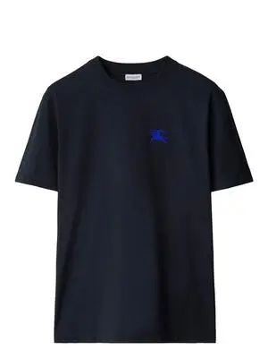 Burberry T-shirt With Logo - Blue