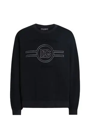 Dolce & Gabbana Sweatshirt With Logo - Blue