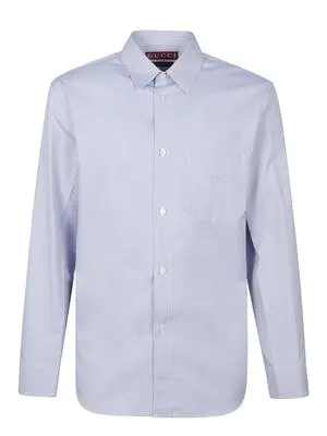 Gucci Cotton Shirt - Sky Blue