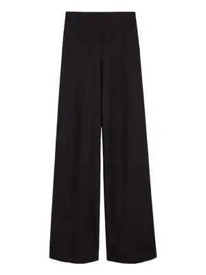Staud Stroll Crepe Trousers - Black