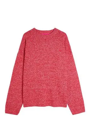THE ELDER STATESMAN Dume Marl Melange Cashmere Jumper - Pink