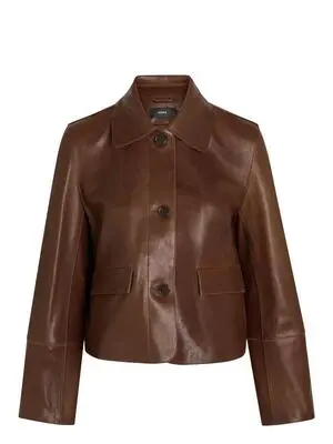 ARMA Leather Jacket - Dark Brown