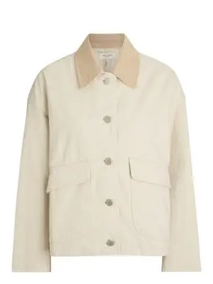 Rag & Bone Natalia Canvas Jacket - Cream