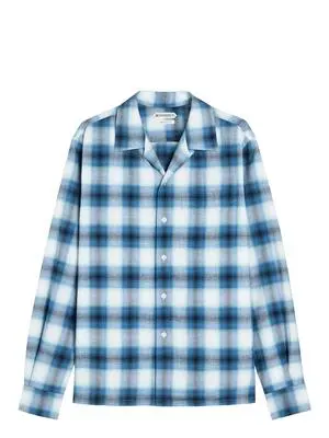 JW Anderson Checked Cotton Shirt - Blue