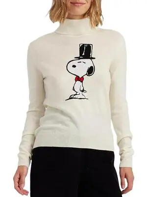 Chinti & Parker Wool Cashmere Snoopy Sweater - Cream