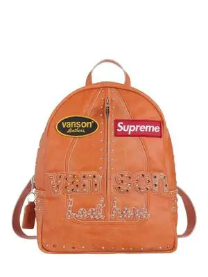 Supreme Vanson Leathers/b.b. Simon Backpack - Orange