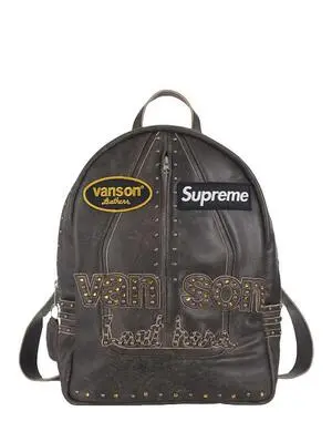 Supreme Vanson Leathers/b.b. Simon Backpack - Brown