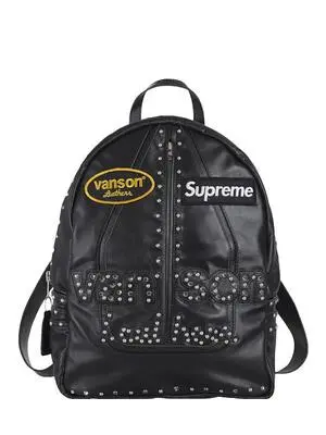Supreme Vanson Leathers/b.b. Simon Backpack - Black