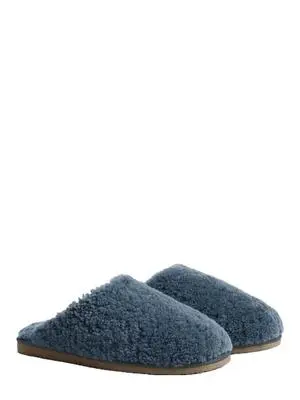 PARACHUTE Genuine Shearling Wool Clog - Dusk