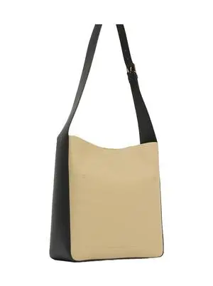 MANSUR GAVRIEL Box Tote - Khaki/black