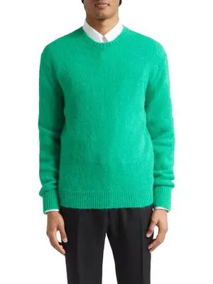 TOM FORD Alpaca Blend Crewneck Sweater - Bright Green