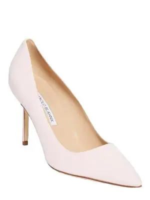Manolo Blahnik Bb Pointed Toe Pump - Light Pink