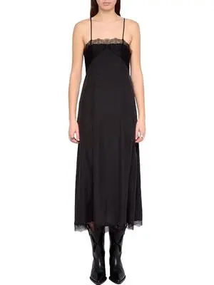 Zadig&Voltaire Ridar Silk Slipdress - Black