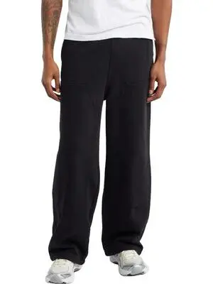 Carhartt Work In Progress Double Knee Cotton Blend Sweatpants - Grey
