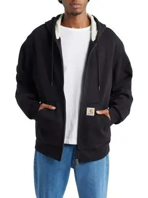 Carhartt Work In Progress Active Zip Hoodie - Black