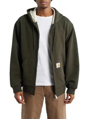 Carhartt Work In Progress Active Zip Hoodie - Olive