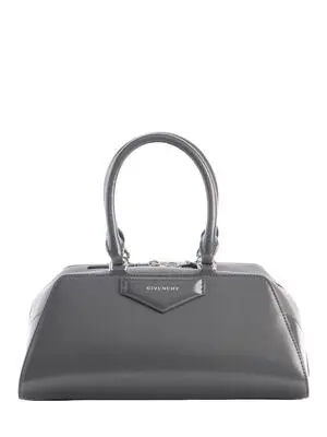 Givenchy Small Antigona Leather East/west Satchel - 021-dark Grey