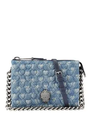 Kurt Geiger Kensington Pouch With Chain Strap - Dark Blue