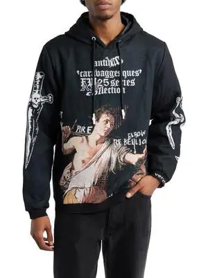 VERYRARE David Vs Goliath Graphic Hoodie - Black