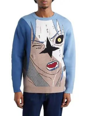 VERYRARE Graphic Crewneck Sweatshirt - Blue
