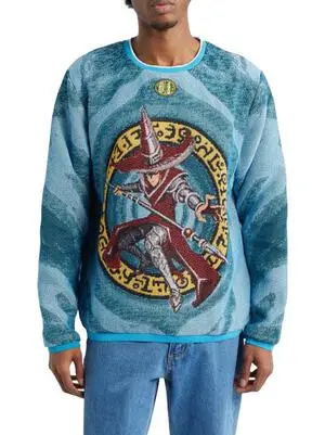 VERYRARE Wizard Jacquard Sweatshirt - Blue