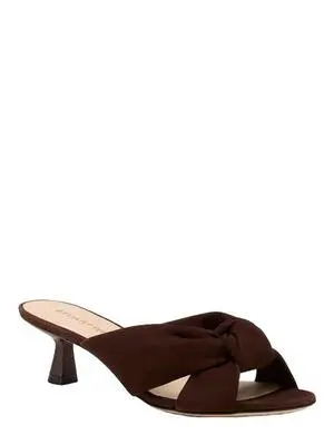 STUART WEITZMAN Soplaya Slide Sandal - Walnut
