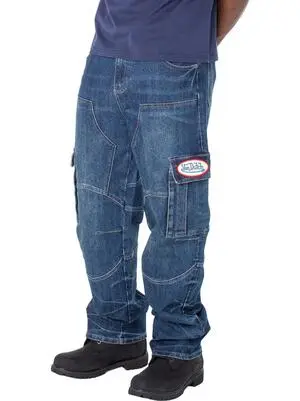 VON DUTCH Baggy Straight Cargo Hunter Pant - Eclipse Fade