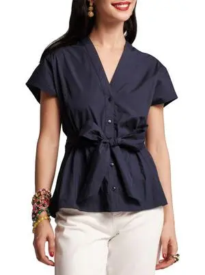 FRANCES VALENTINE Eve Top - Navy