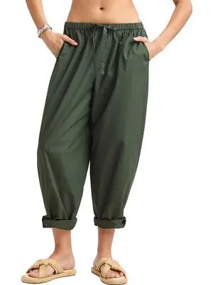 VITAMIN A® Parker Organic Cotton Cuff Cover-up Pants - Green