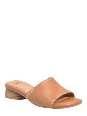 SOFFT Sahara Leather Slide Sandal - Honey