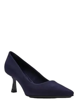 Anne Klein Candela Pump - Navy Stretch