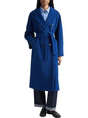 Max Mara Madame Wool & Cashmere Coat - China Blue