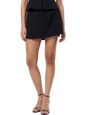 French Connection Suiting Skort 01-black