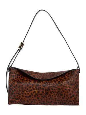 Madewell Leather Shoulder Bag - Caramel Multi