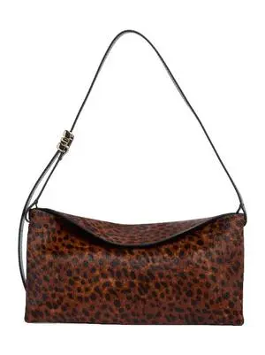 Madewell Leather Shoulder Bag - Caramel Multi