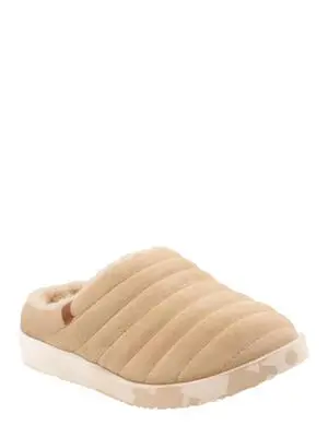 REVITALIGN Valley Faux Fur Lined Slipper - Sesame