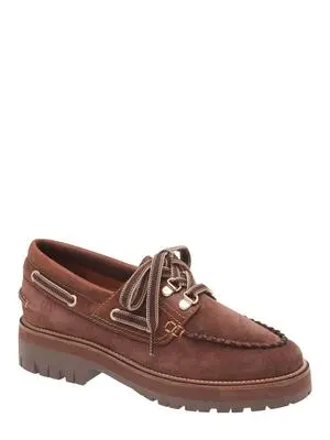 Rag & Bone Cameron Lug Sole Loafer - Mocha Suede