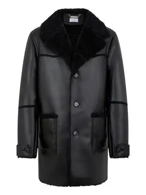 PHILIPP PLEIN Faux-Shearling Trim Jacket